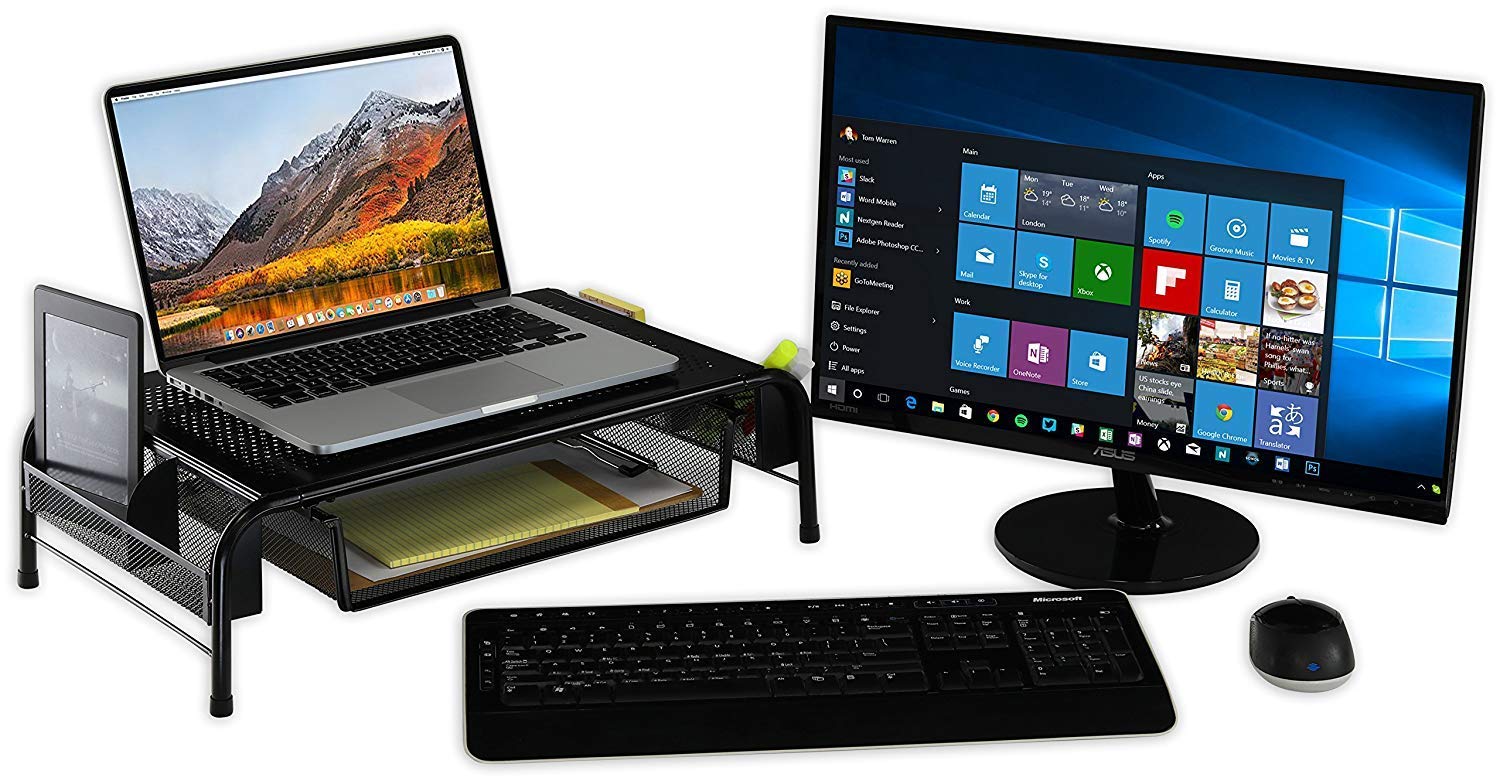 Accessori per Monitor Supporto per Monitor Stand Up Monitor per PC ...