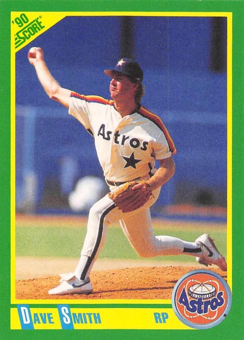 Amazon.com: 1990 Score Baseball #45 Dave Smith Houston Astros Official ...