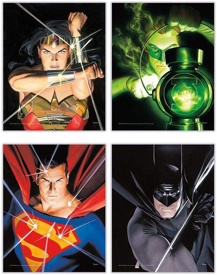 Amazon.com: TRENDYPRINT DC Comics – Justice League – Alex Ross Art ...