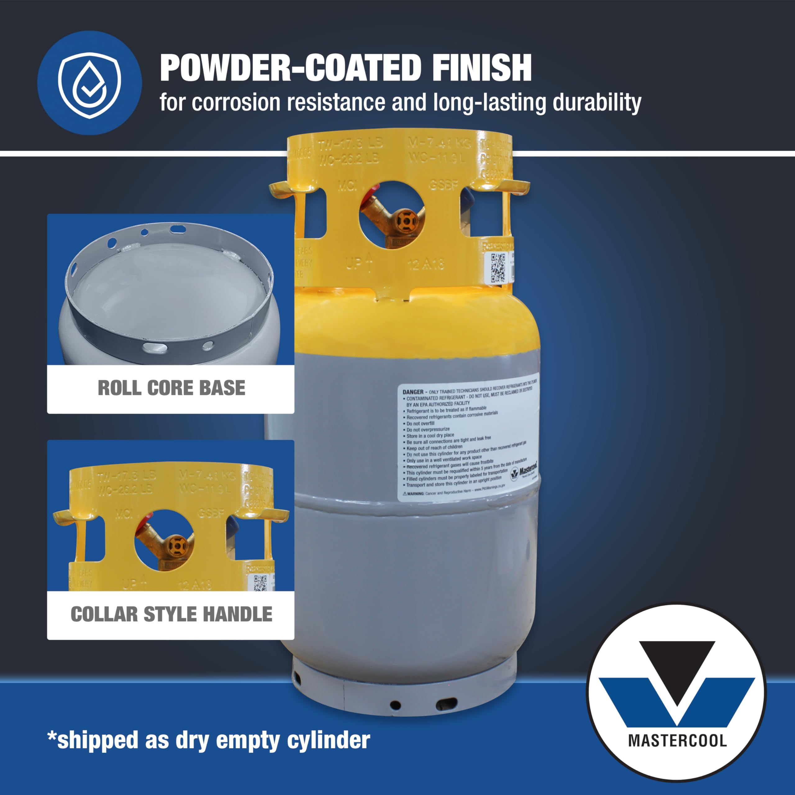 Mua Mastercool 62010 30 lb Refrigerant Recovery Cylinder, DOT-Approved ...