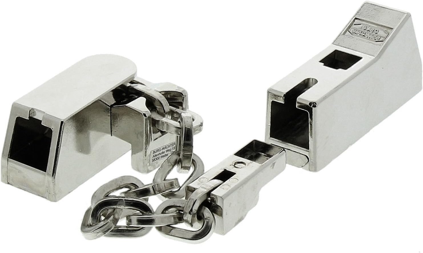 BURG-WÄCHTER Security Chain Door Guard with Keys, Childproof Lock ...