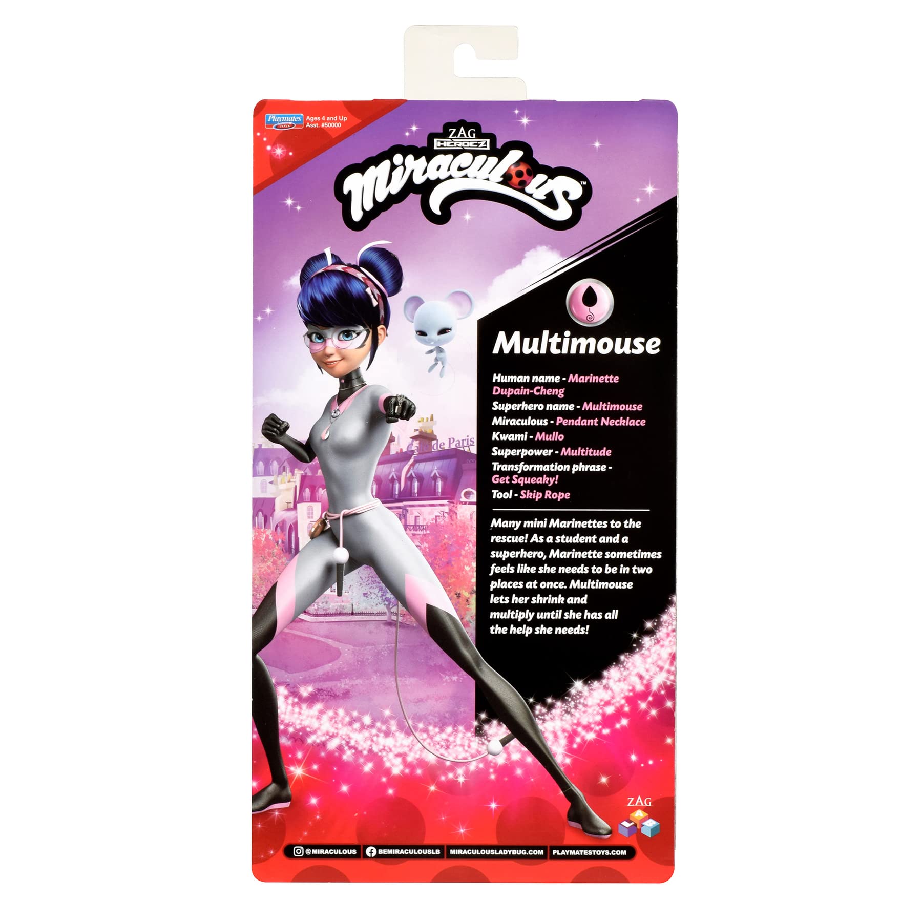 Mua BANDAI Miraculous Ladybug and Cat Noir Toys Multimouse Fashion Doll ...