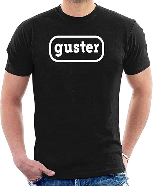 Men's Guster Logo Black T-Shirt Classic Cool Tee: Amazon.de: Bekleidung