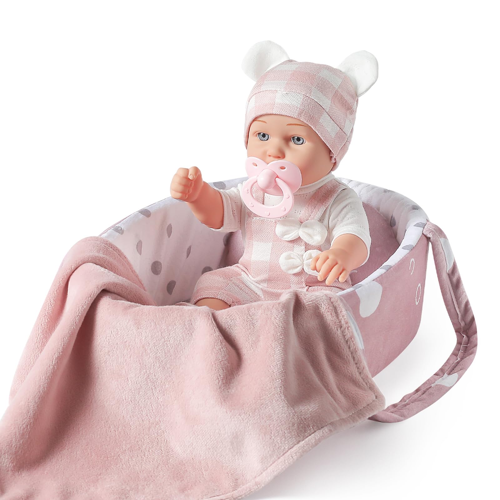 eDollable 12 Inches Baby Doll Toys Set with Accessories, Includes Baby ...