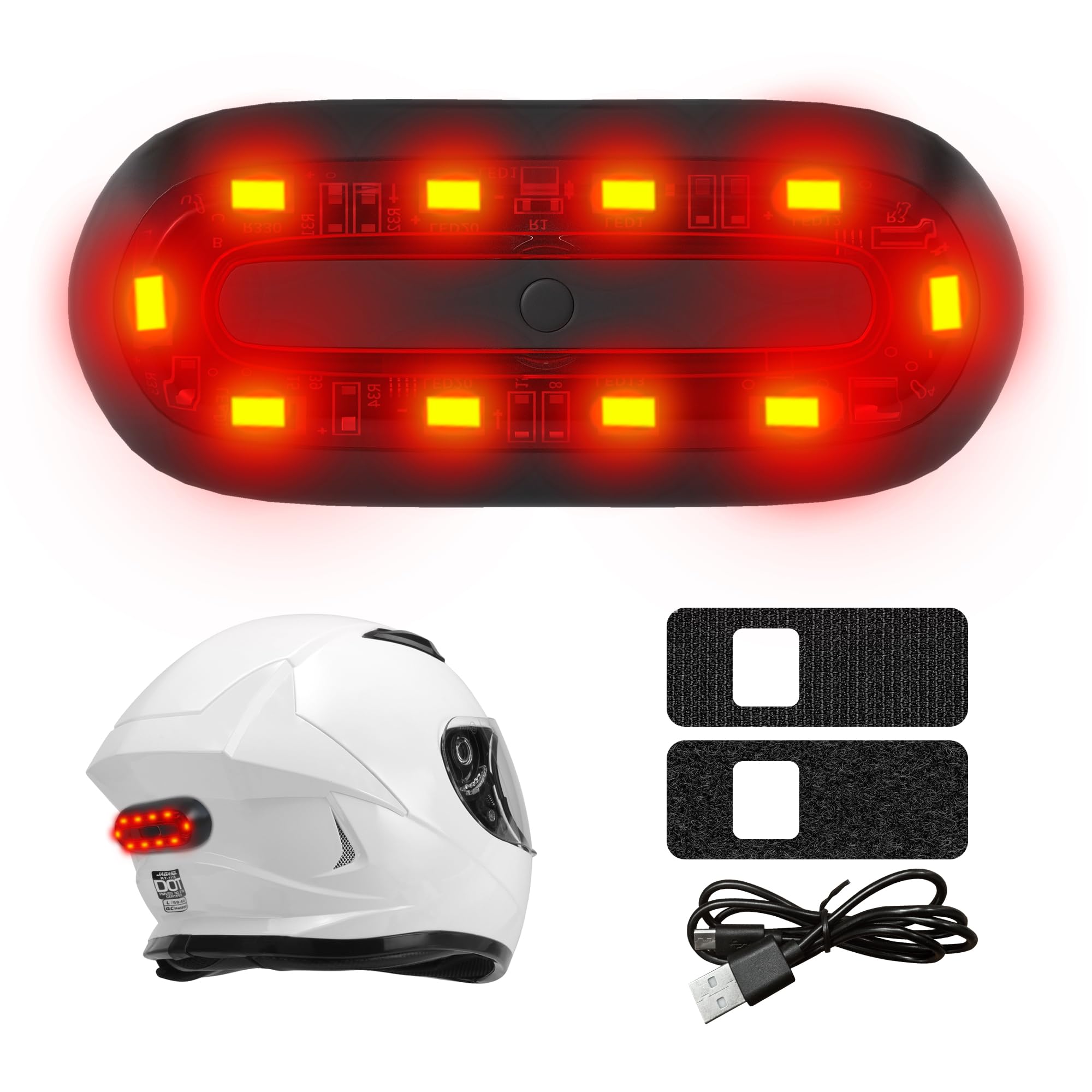 Mua JAGASOL Bike Helmet LED Tail Light, Motorcycle Helmet LED Tail ...