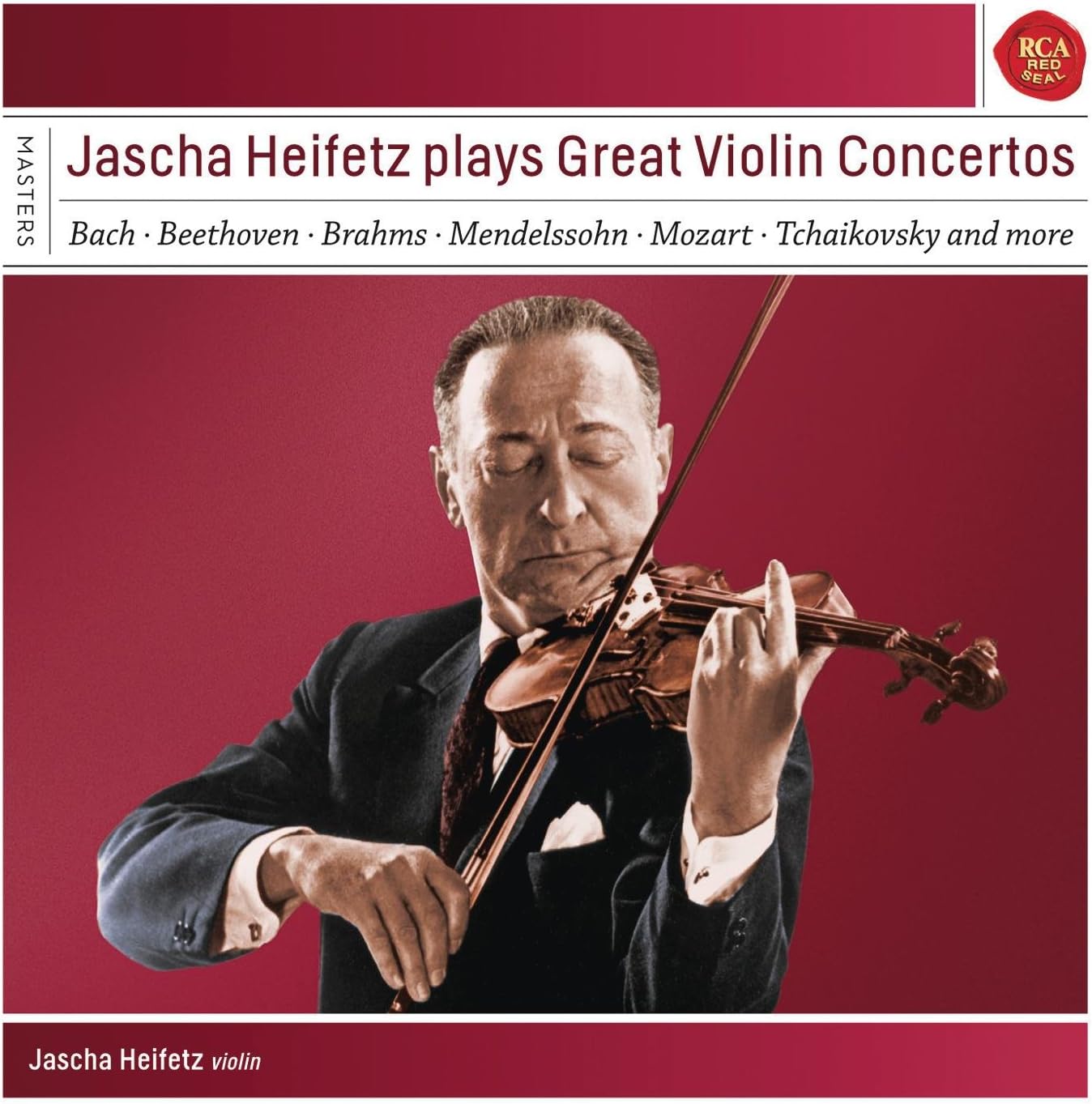 Jascha Heifetz Plays Great Violin Concertos - Sony Classical Masters: Amazon.co.uk: Music