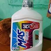 MAS Color Renovación Avanzada Detergente Líquido, 4.65 L (62 cargas ...