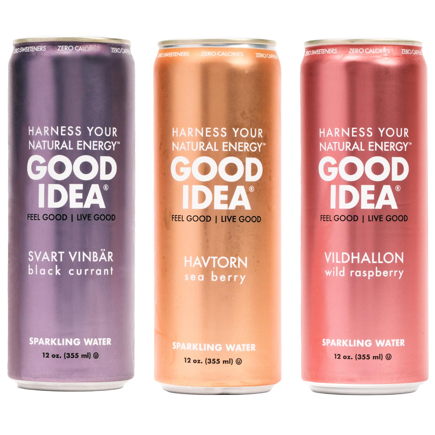 Mua GOOD IDEA - Functional Sparkling Water - 3 Flavors - Primes Metabolism, Balances Blood Sugar ...