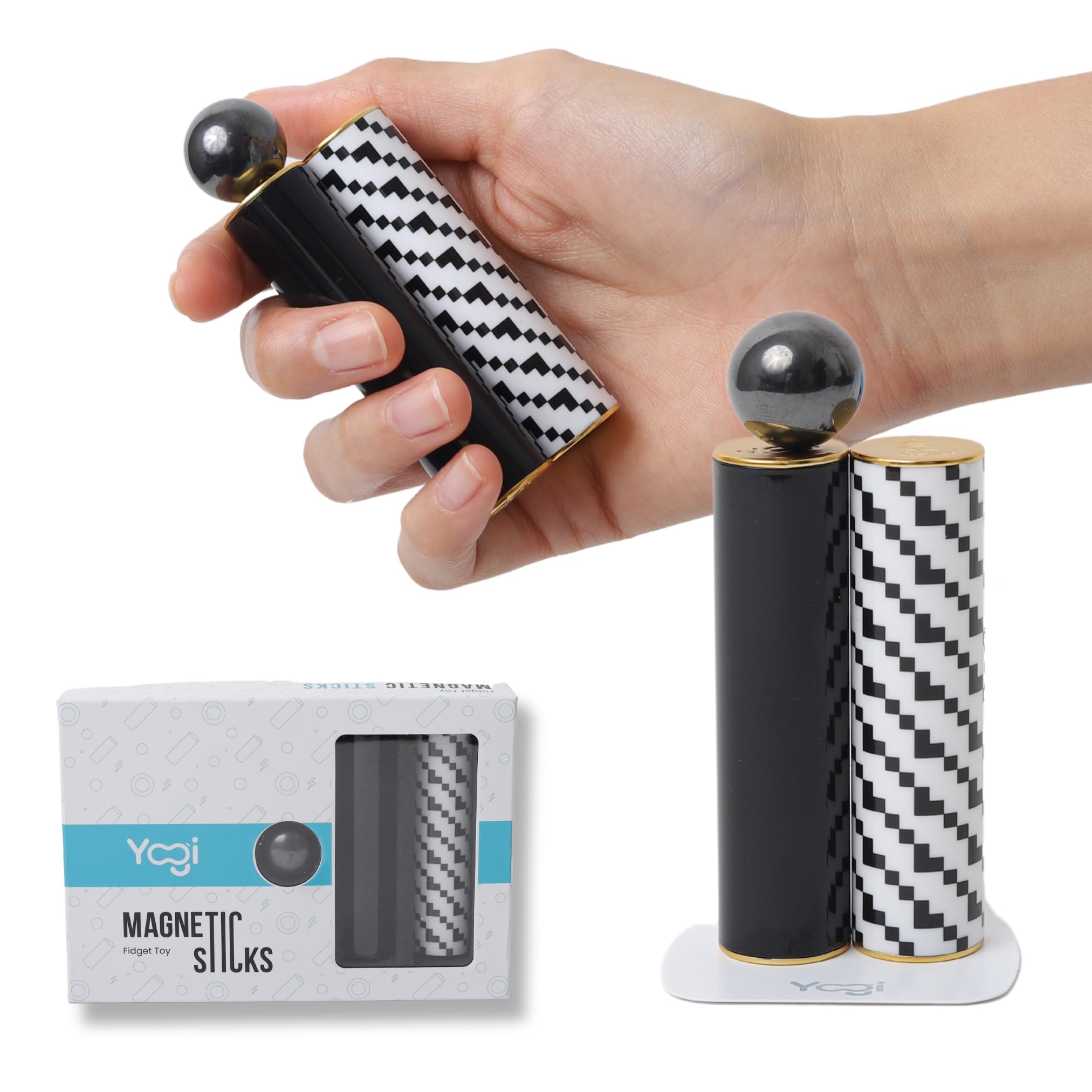 Mua Yogi Magnetic Sticks - Premium Fidget Toys for Adults - Extremely Fun & Engaging, Uniquely ...