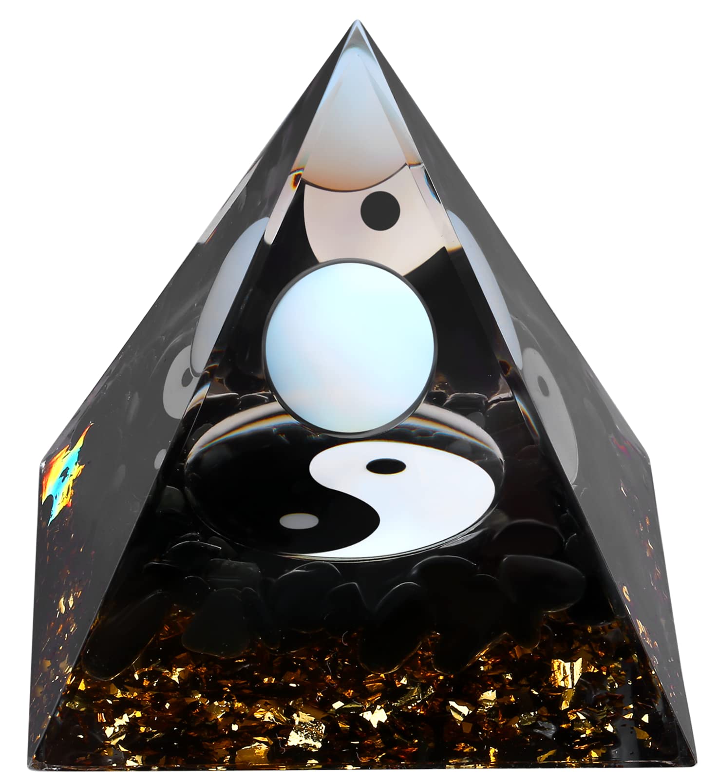 Mua FENGSHUI-CAISHEN Yin Yang Healing Crystal Orgonite Pyramid - Tai ...