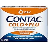 Amazon.com: CONTAC Cold + Flu Maximum Strength Acetaminophen Day ...