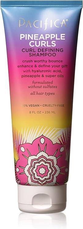 Pacifica Pineapple Curls Curl Defining Shampoo 8 fl oz: Amazon.co.uk ...