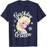 Amazon.com: Disney Frozen Birthday Queen Elsa Big Chest Portrait T ...