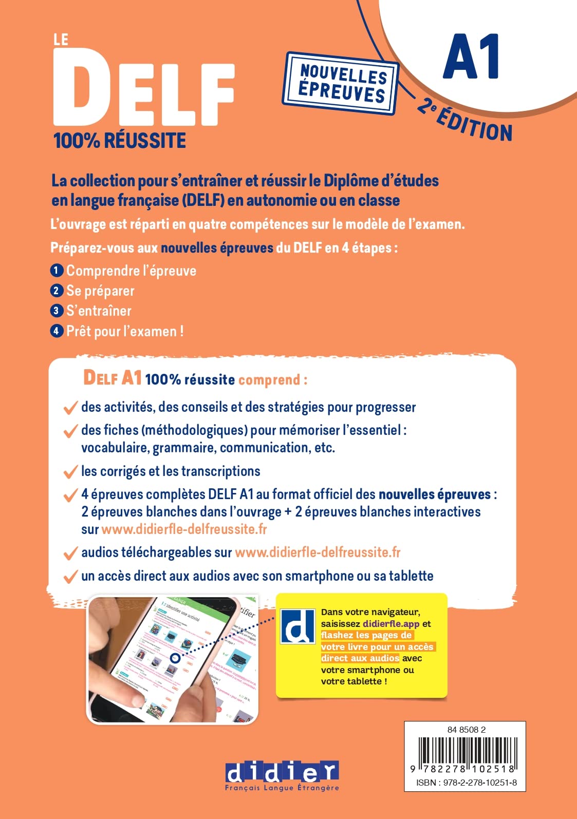 Mua Le DELF A1 100% Réussite - édition 2022-2023 - Livre + didierfle.app: Nouvelles Epreuves Le ...