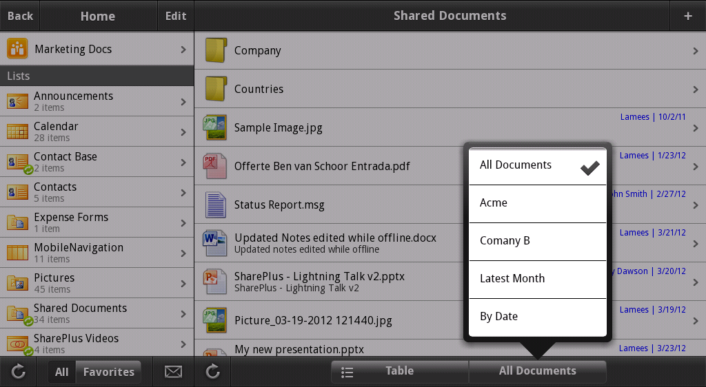 SharePlus: SharePoint Mobile Client:Amazon.com:Appstore for Android
