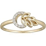 Buy Senco Gold 14KT Yellow Gold and Diamond Ring for Women Online at ...