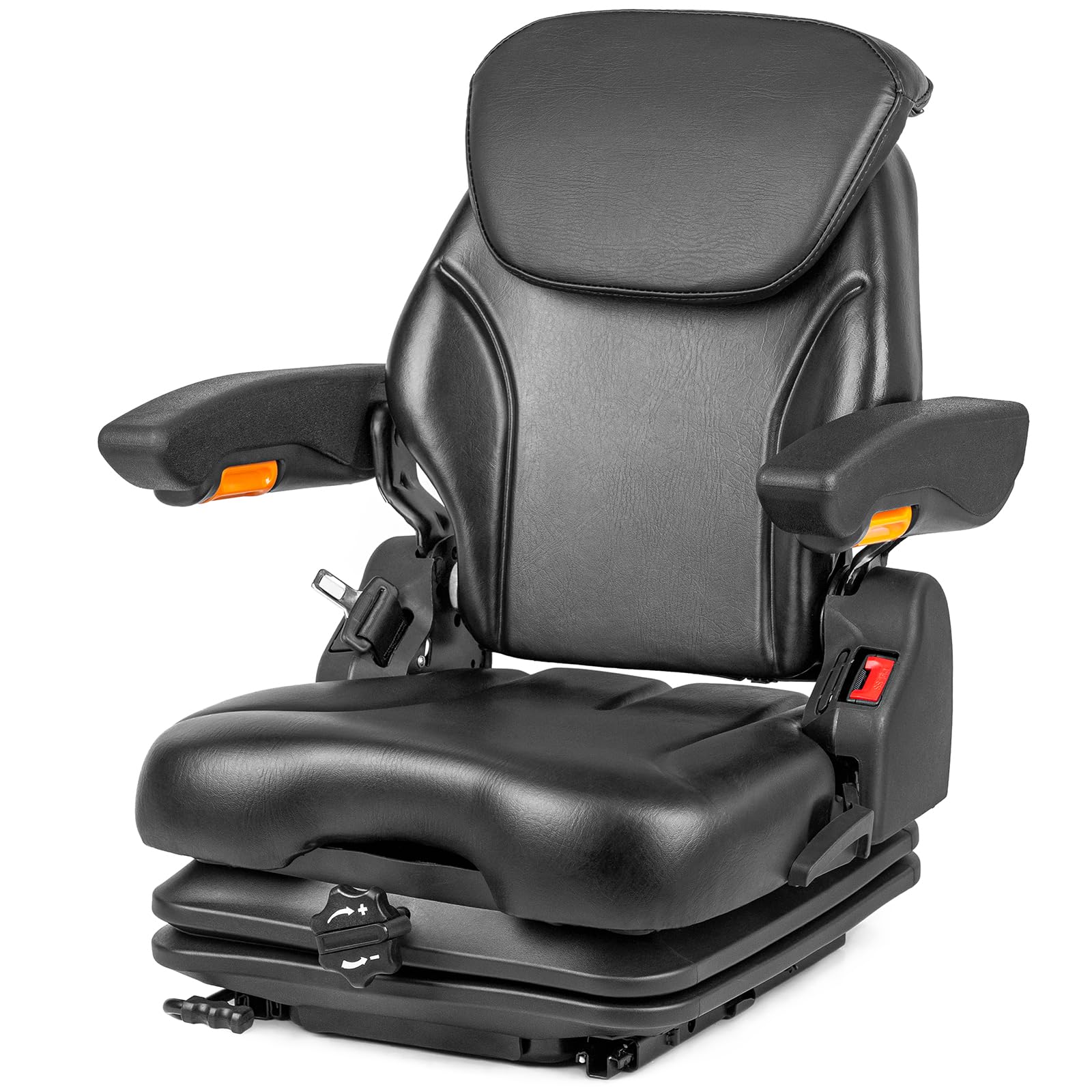 SEATIN Universal Suspension Tractor Seat,Zero Turn Mower Seat With ...