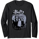 Amazon.com: Buffy The Vampire Slayer Distressed Vintage Scooby Gang T ...