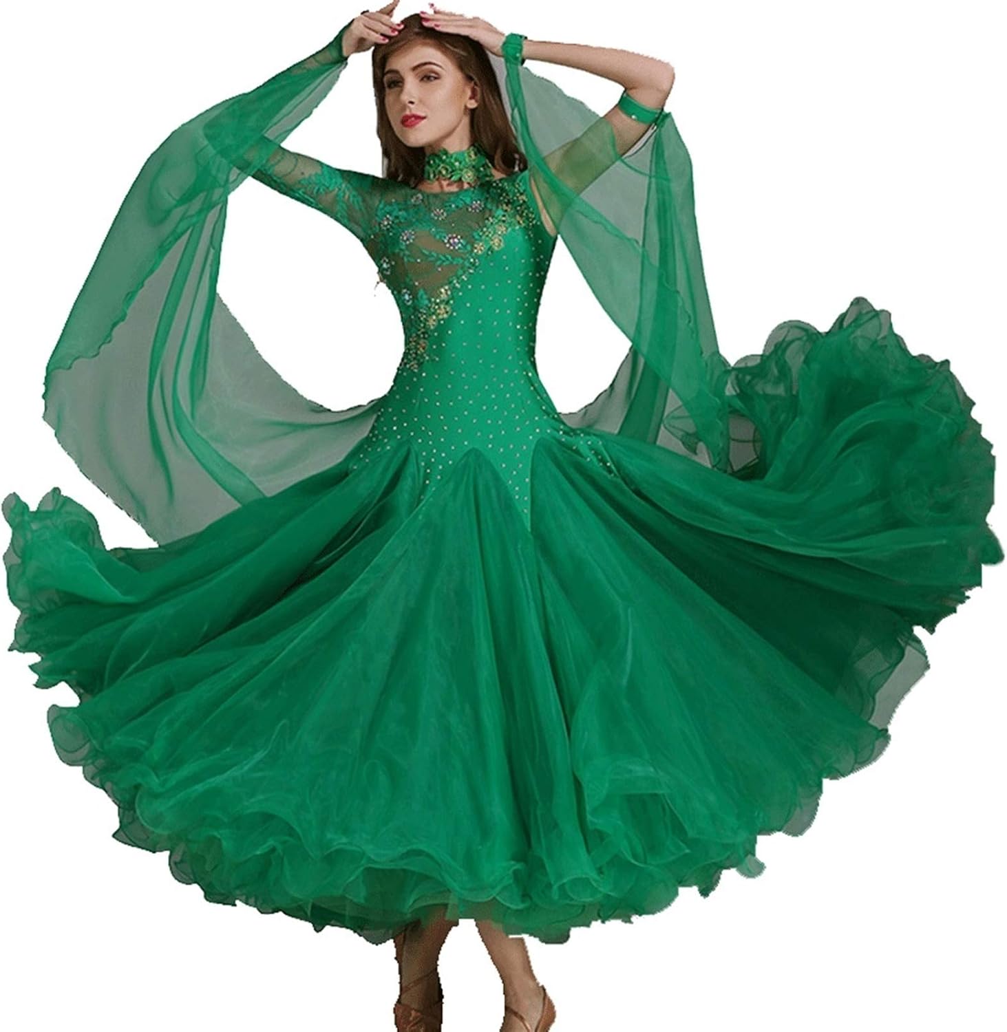 Robe Performance Professionnelle Salle De Bal Robes Compétition for ...