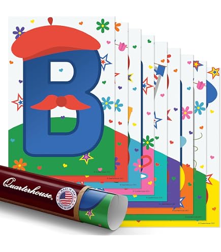 French English Alphabet Poster