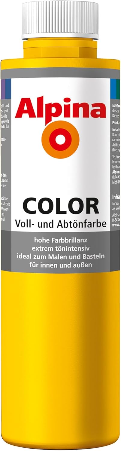 Alpina Farben Voll und Abtönfarbe Wandfarbe Alpina Color Farbton Lucky ...