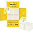 Amazon.com : Post-it Transparent Notes, Clear Sticky Notes to Markup ...