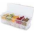 Amazon.com: Cocktailor 5 Tray Chilled Bar Top Food & Garnish Station ...