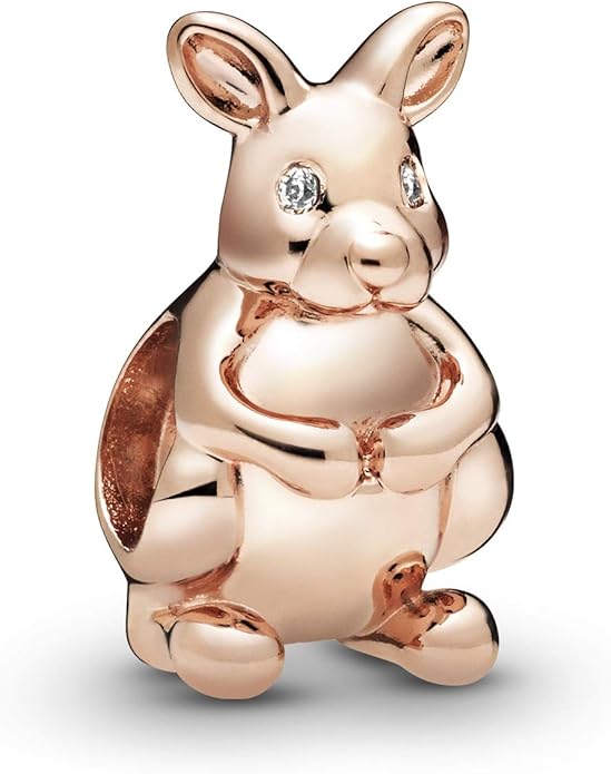 Amazon.com: Pandora Jewelry Sweet Kangaroo Cubic Zirconia Charm in ...