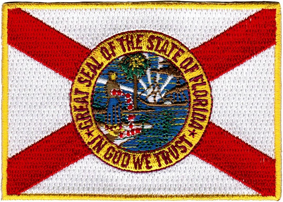 Florida State Flag Embroidered Patch Iron On FL Emblem Amazon co uk florida-state-flag-embroidered-patch-iron-on-fl-emblem-amazon-co-uk
