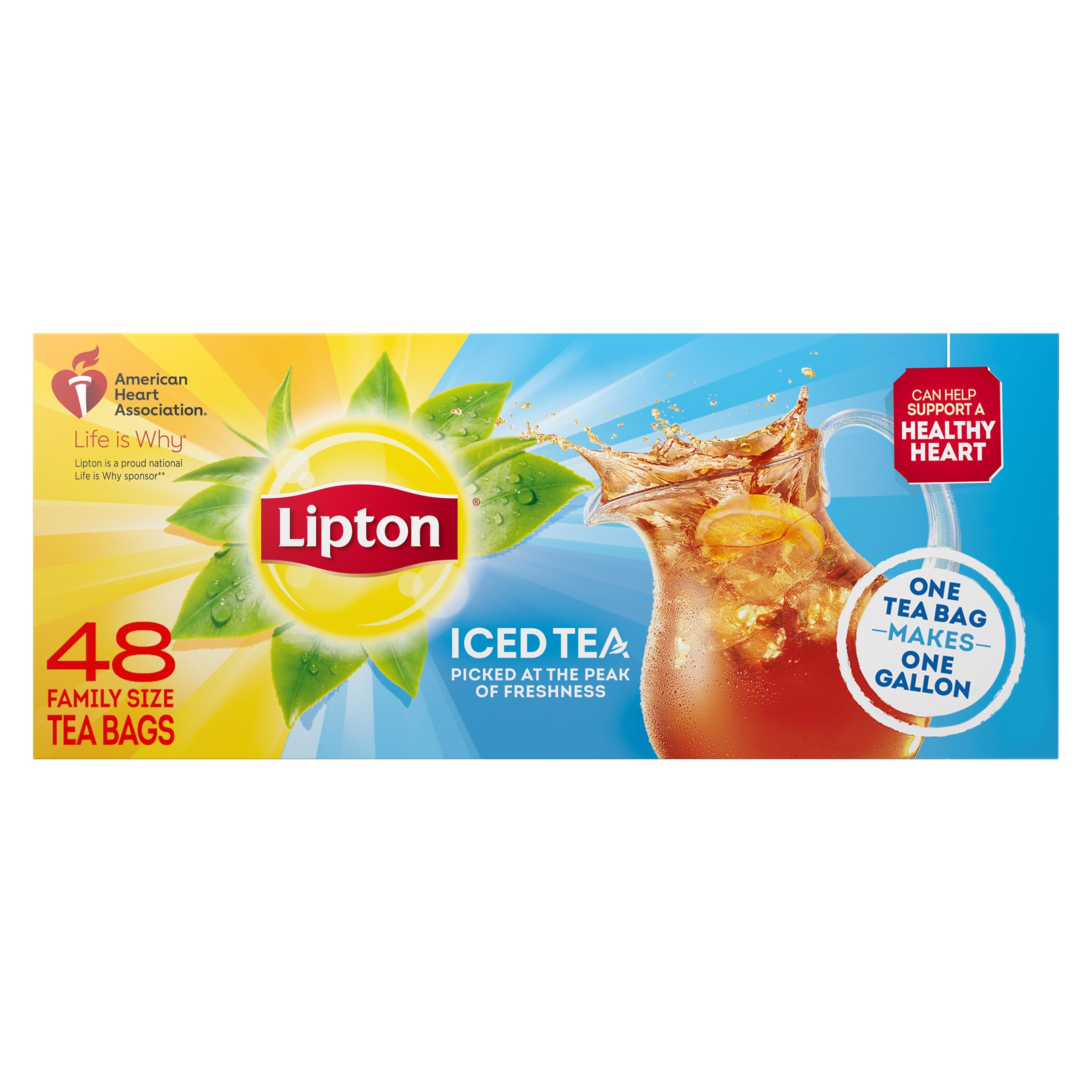 Mua Lipton Family Sized Iced Tea Bags 48 ct. Lipton Family Sized Iced ...