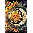 Amazon.com: Abstract Sun and Moon Diamond Painting Kits, Diamond ...
