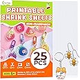 Amazon.com: CenDale Printable Shrink Plastics Sheets - 25PCS A4 Heat Shrink Films Paper for ...
