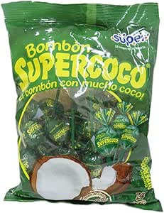 Supercoco Coconut Lollipop 24 Count - Bom bon De Coco by Supercoco ...