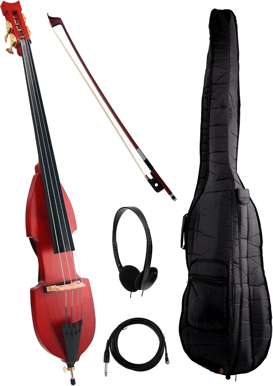 Classic Cantabile EDB-90 3/4 Electric Contrabass Natural: Amazon.co.uk ...