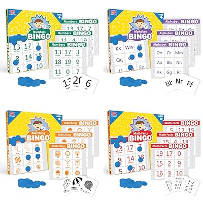 Buy Big Bingo Bundle: Alphabet, Numbers, Matching, and Math Facts Bingo ...