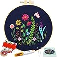 Amazon.com: Caydo Embroidery Kit with Pattern, Beginners Cross Stitch ...
