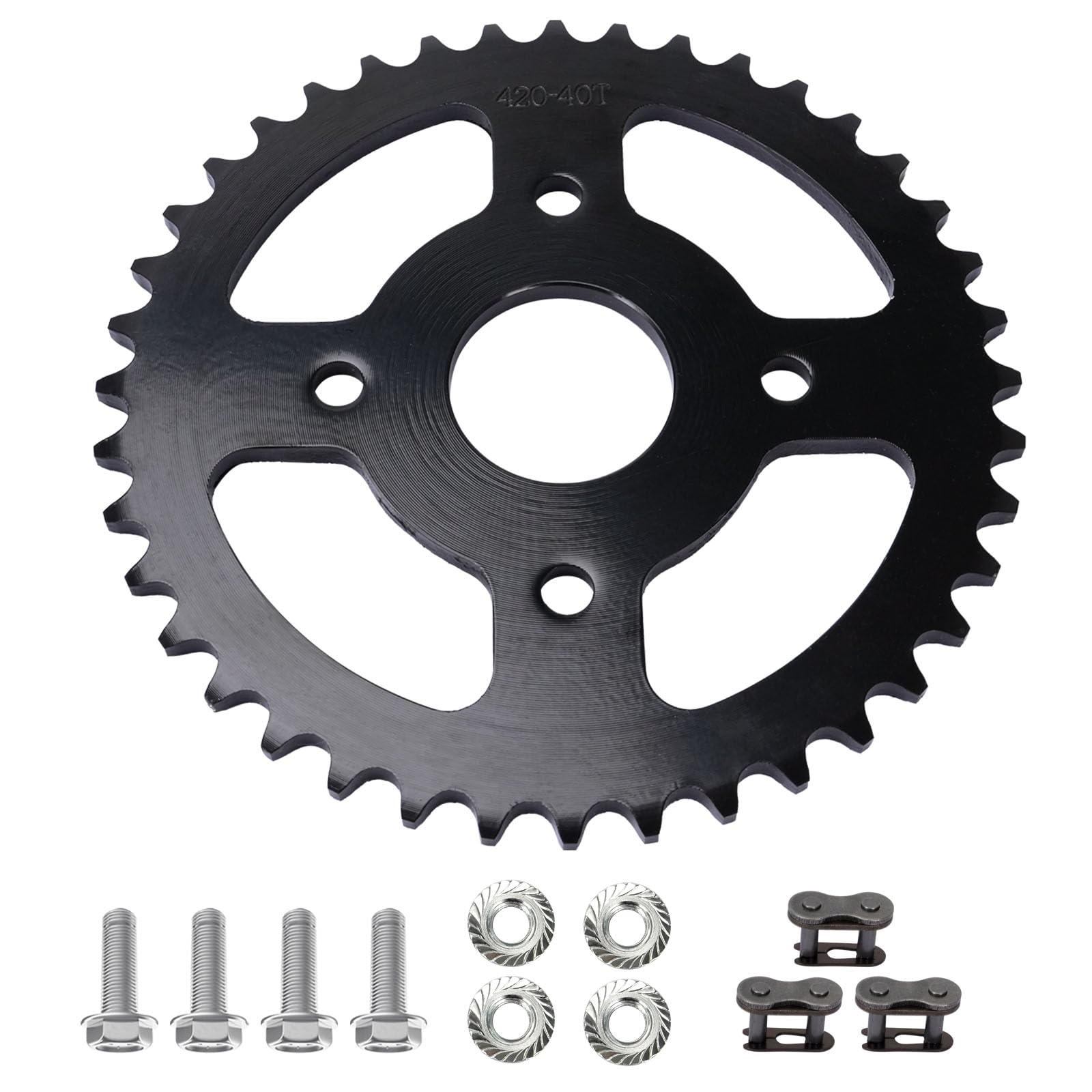 Mua Mini Bike Sprocket 40/41/420 Chain 40T Tooth 40mm Bore Replacement ...