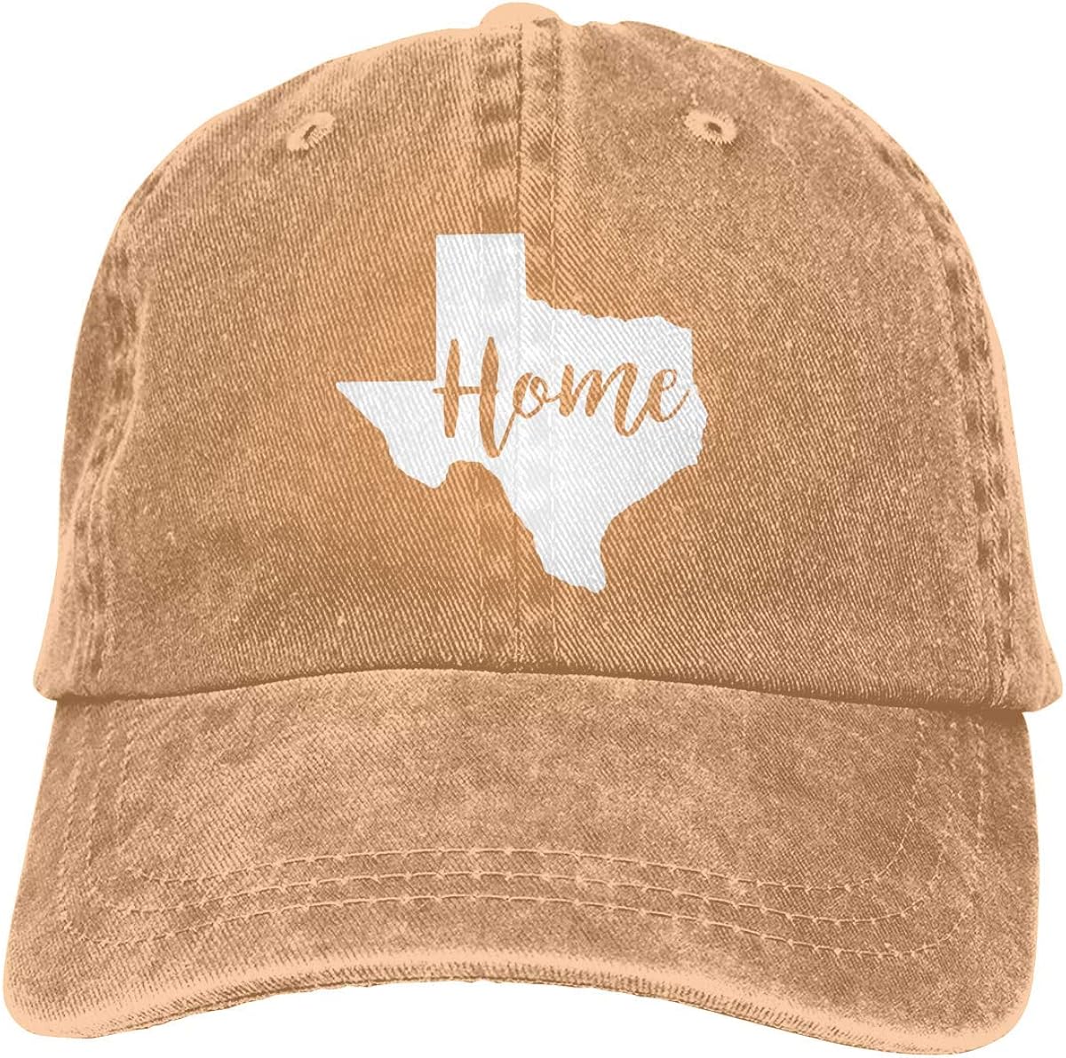 Denim Cap Home Texas State Baseball Dad Cap Adjustable Classic Sports ...