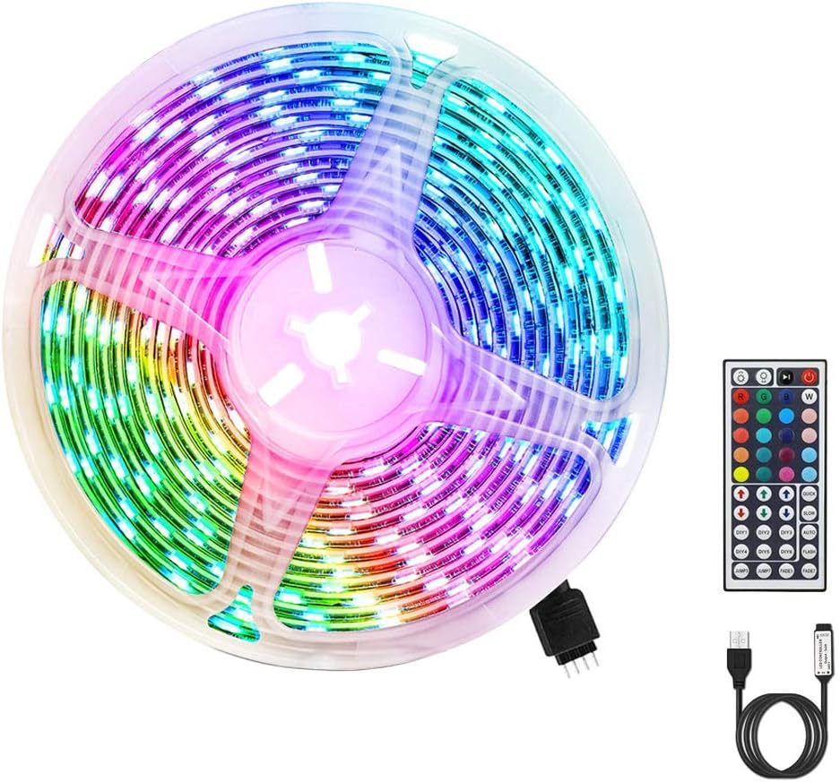 LED Strip Lights 3m RGB, USB LED Strips 180 LEDs 5050 LED Strip with 20 ...