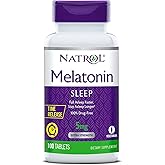 Amazon.com: Melatonin 5 mg Time Release by Natrol 100 Tablets : Health ...