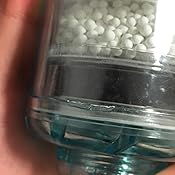 Clear tinted dechlorinating shower filter removes 99.9% chlorine and ...