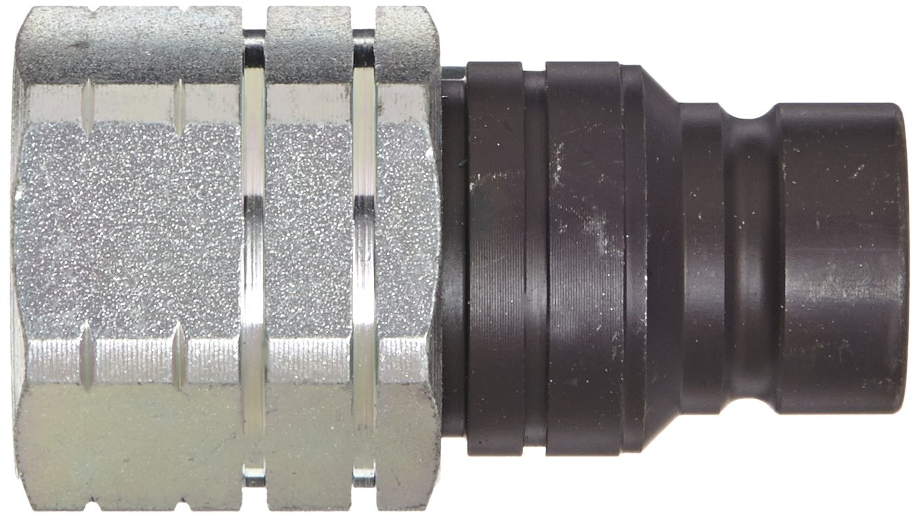 Flat Face Eaton Hansen 12FFP50 Steel Hydraulic Quick Coupler 1/2 NPT ...