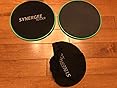 Synergee Jet Black Core Exercise Sliders Double Sided Hardwood and ...