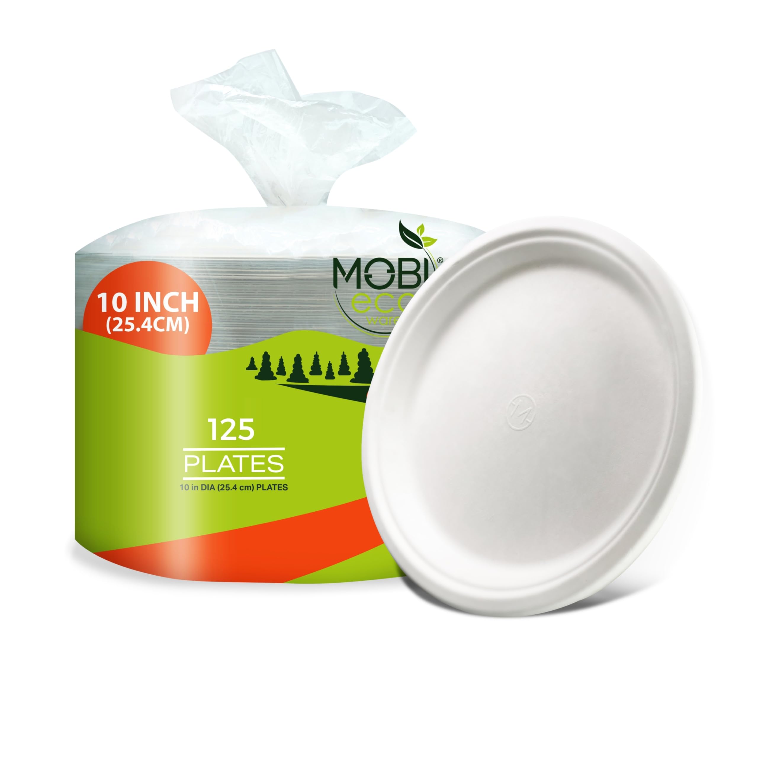 Mua Paper Plates, 100% Compostable-[10 Inch by 0.5" deep]-Heavy Duty ...