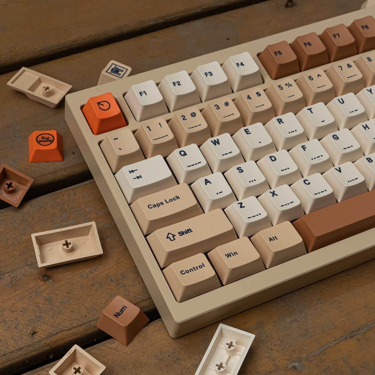 Mua mintcaps PBT Keycaps 143 Keys Cherry Profile Retro Keycaps Set Dye ...