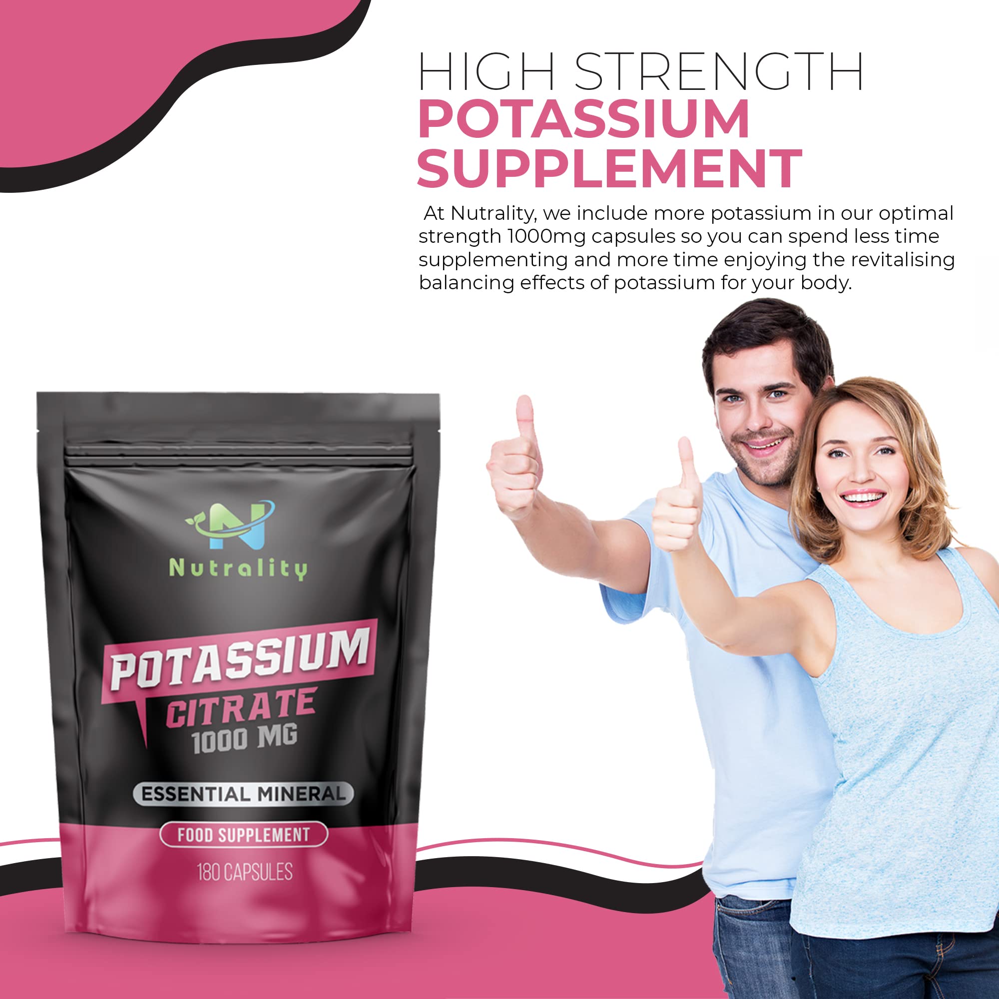 Mua Nutrality Potassium Citrate 1000mg | High Strength Potassium ...