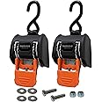 Amazon.com: CargoBuckle G3 Bolt On Retractable Ratchet Straps Heavy ...