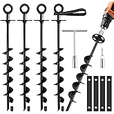 Amazon.com : [Premium] 4 Pack Ground Anchors with Power Nut Driver ...
