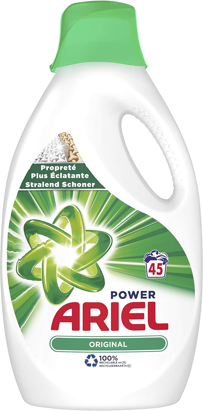 Ariel Original Lessive Liquide, 2.475l, 45 Lavages: Amazon.fr: HygiÃšne ...