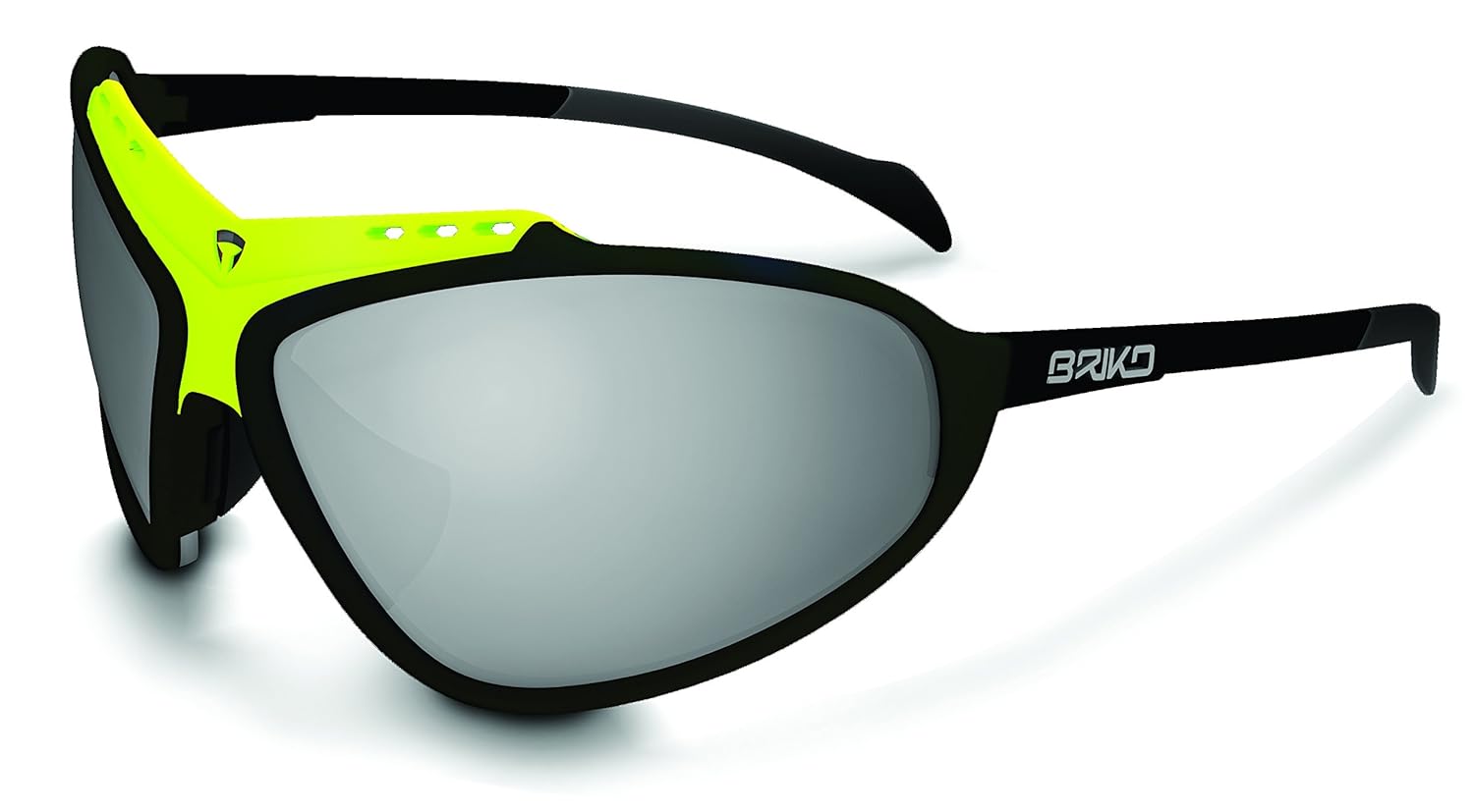 Briko Stinger Evo Matt Sunglasses - Black/Yellow, One Size: Amazon.co ...